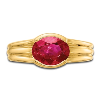 Natural Ruby Ring 14K Yellow Gold | Jared