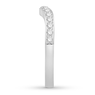 Diamond Enhancer Ring 3/8 ct tw Round-cut 14K White Gold | Jared