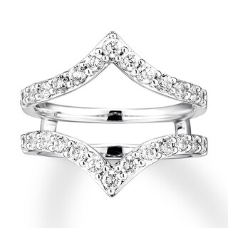 Diamond Enhancer Ring 1 carat tw Round 14K White Gold | Jared
