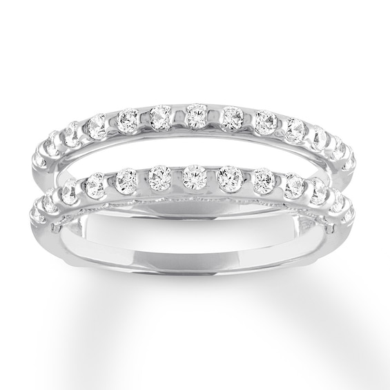 Diamond Enhancer Ring 5/8 carat tw Round 14K White Gold | Jared