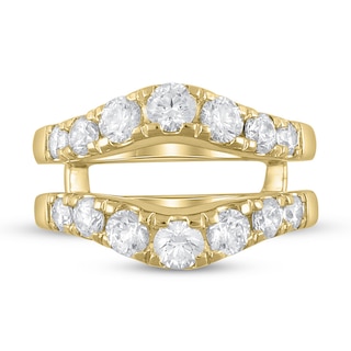 Diamond Enhancer Ring 1 3/8 ct tw Round 14K Yellow Gold | Jared