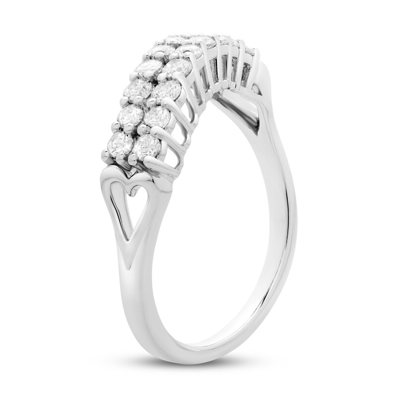Diamond Ring 5/8 ct tw Round 10K White Gold | Jared