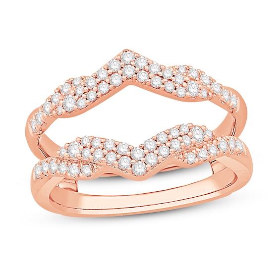 Diamond Enhancer Ring 1/2 ct tw Round 14K Rose Gold | Jared