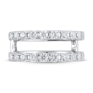 Diamond Insert Ring 1 ct tw Ideal-cut 18K White Gold | Jared