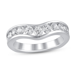 Diamond Contour Ring 1 ct tw ideal-cut 18K White Gold | Jared