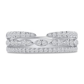 Diamond Enhancer Ring 1/2 ct tw Round 14K White Gold | Jared