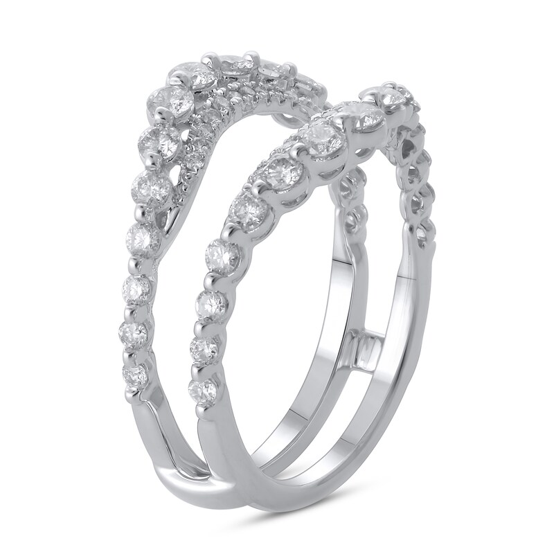 Diamond Enhancer Ring 1 ct tw Round 14K White Gold | Jared