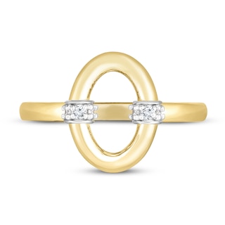 Diamond Ring 1/10 ct tw Round 10K Yellow Gold | Jared