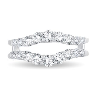 Diamond Enhancer Ring 1 ct tw Round 14K White Gold | Jared
