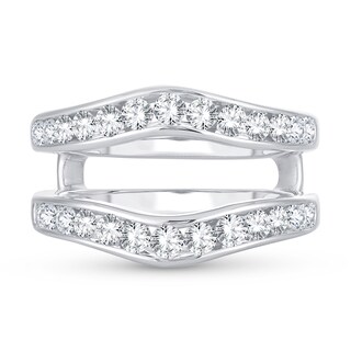 Diamond Enhancer Ring 1 ct tw Round 14K White Gold | Jared