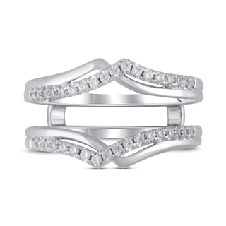 Diamond Enhancer Ring 1/4 ct tw Round 14K White Gold | Jared