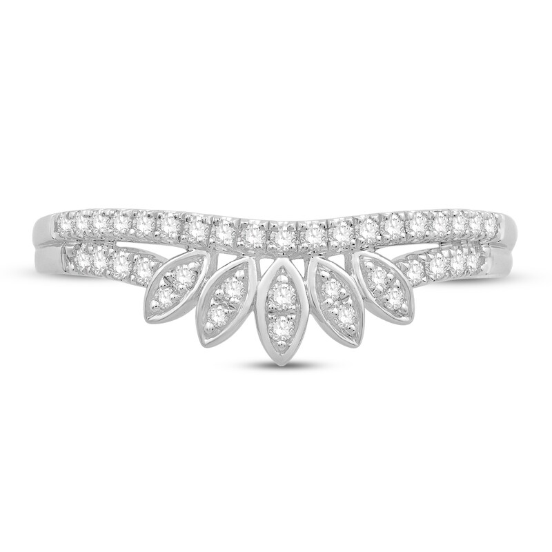 Diamond Contour Ring 1/4 ct tw Round 14K White Gold | Jared