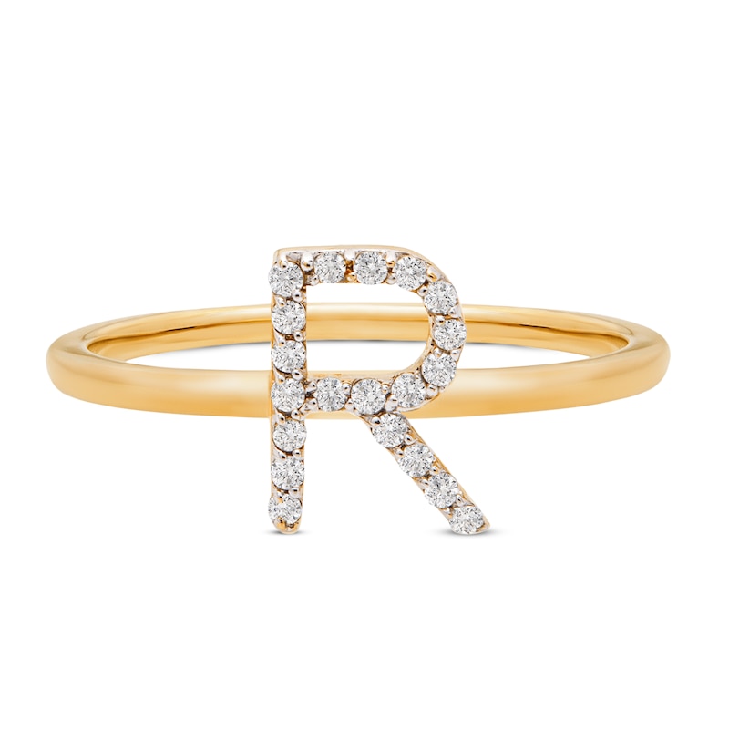 R Letter In Ring