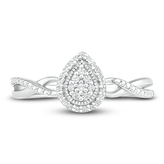 Diamond Promise Ring 1/8 ct tw Round Sterling Silver | Jared