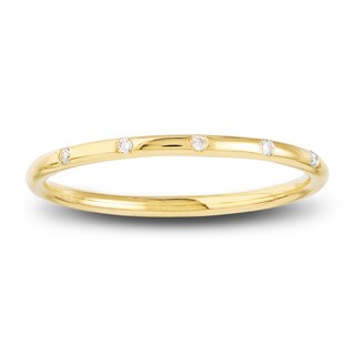 Stackable Diamond Ring Set Diamond Accents 14K Yellow Gold | Jared