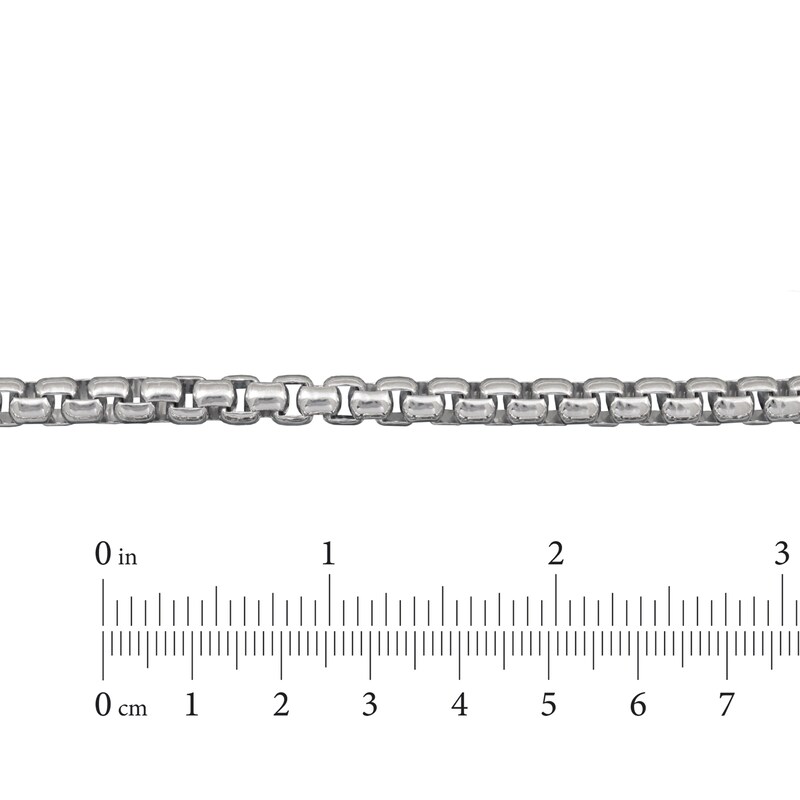 Solid Oval Box Chain Necklace Sterling Silver 24" 5.3mm | Jared