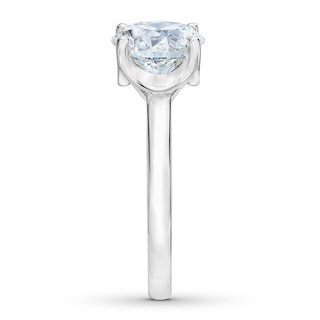 The Leo First Light Diamond Solitaire Ring 3 carats 14K White Gold | Jared