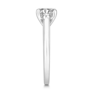 Diamond Solitaire Engagement Ring 3 ct tw Round-cut 14K White Gold (I2 ...