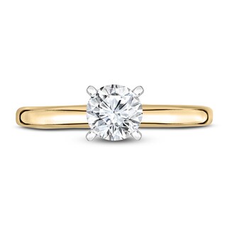 Diamond Solitaire Ring 1/5 ct tw Round 14K Yellow Gold (I1/I) | Jared