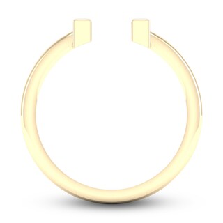 Diamond Open Cuff Wedding Band 1/10 ct tw Baguette 14K Yellow Gold | Jared