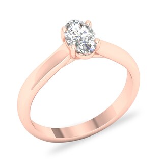 Diamond Solitaire Ring 3/4 ct tw Oval-cut 14K Rose Gold (SI2/I) | Jared