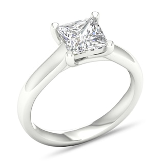 Diamond Solitaire Ring 2 ct tw Princess-cut Platinum (I1/I) | Jared