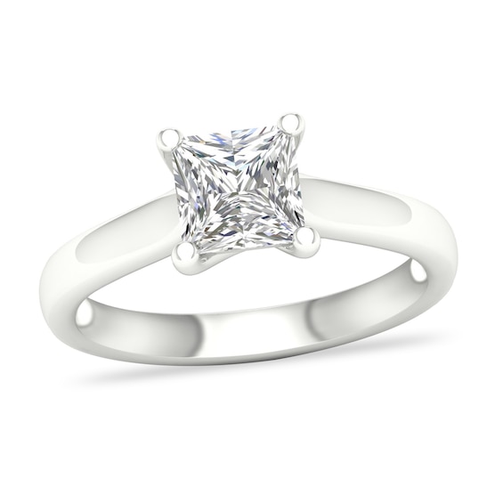 Diamond Solitaire Ring 1-1/2 ct tw Princess-cut Platinum (I1/I) | Jared