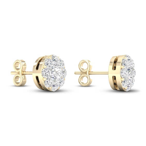 Diamond Stud Earrings 1 ct tw Round 14K Yellow Gold | Jared