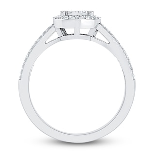 Diamond Engagement Ring 1/3 ct tw Round 14K White Gold | Jared