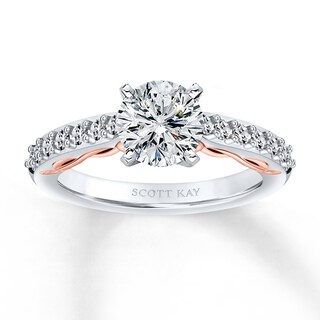 Scott Kay Diamond Ring Setting 1/3 carat tw 14K Two-Tone Gold | Jared