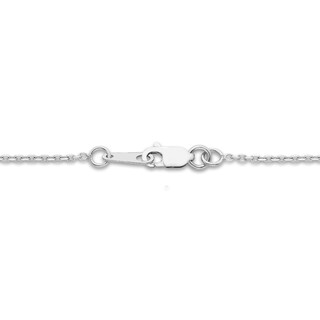 Diamond Letter R Pendant Necklace 1/10 ct tw Round 10K White Gold | Jared