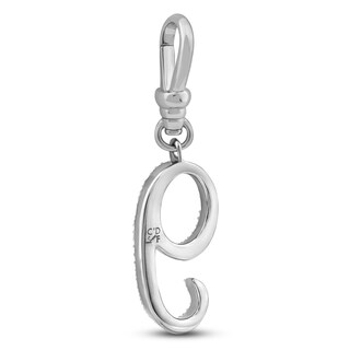Charm'd by Lulu Frost Pavé Diamond Number 9 Charm 1/8 ct tw 10K White ...