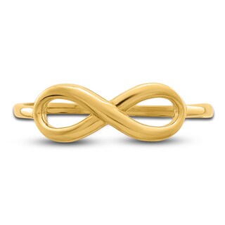 High-Polish Infinity Ring 14K Yellow Gold | Jared