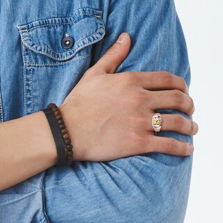 Y-Knot Men's Ring 14K Two-Tone Gold | Jared