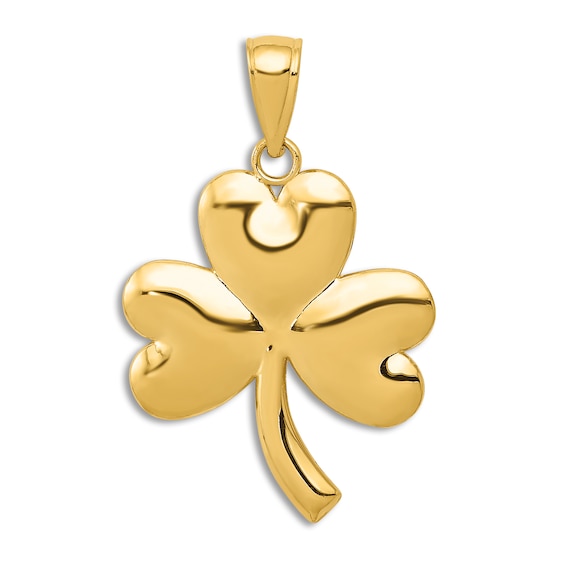 Shamrock Charm 14K Yellow Gold | Jared