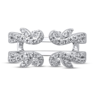 Diamond Anniversary Enhancer Band 3/8 ct tw Round 14K White Gold | Jared