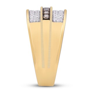 Men's Diamond Ring 1 ct tw Round 14K Yellow Gold | Jared