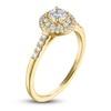 Diamond Double Halo Engagement Ring 5/8 ct tw 14K Yellow Gold | Jared