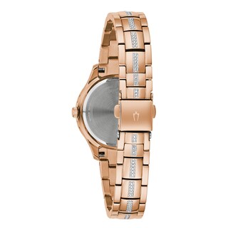 Bulova Phantom Crystal/Mother-of-Pearl Stainless Steel Women's Watch ...