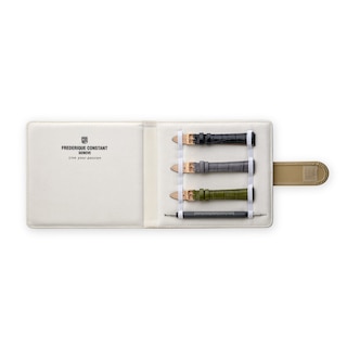 Frederique Constant Black/Gray/Green Leather Strap Set | Jared