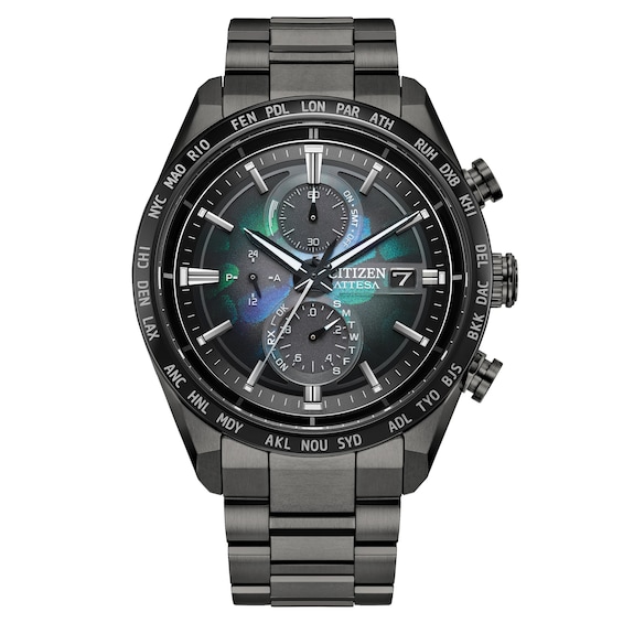 Citizen Attesa Super Titanium Eco-Drive Chronograph Men's Watch AT8286 ...