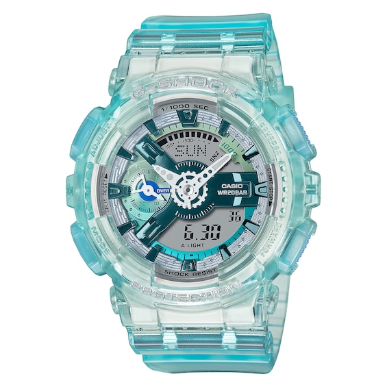 Casio G-SHOCK Ice Blue Analog Digital Women's Watch GMAS110VW-2A | Jared