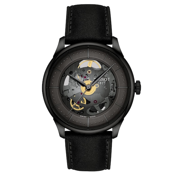 Tissot Chemin des Tourelles Squelette Men's Automatic Watch ...