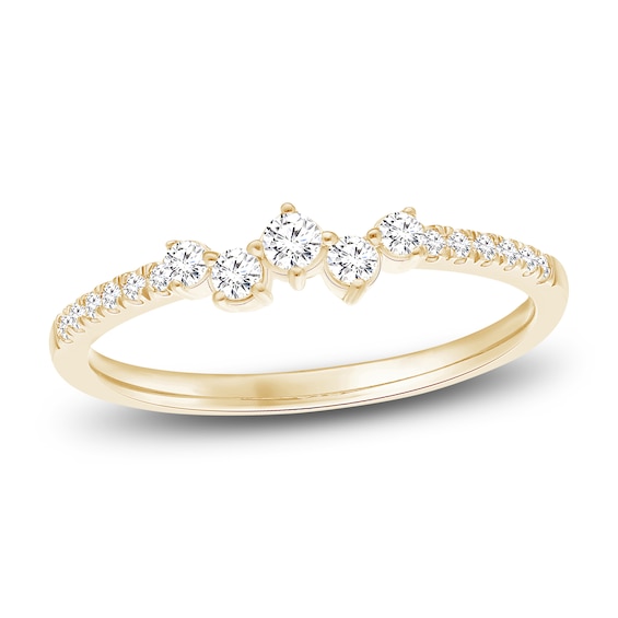 Diamond Stackable Ring 1/4 ct tw 10K Yellow Gold | Jared