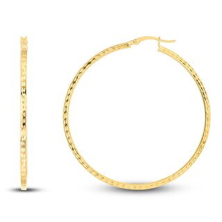 Hoop Earrings 14K Yellow Gold 50mm | Jared