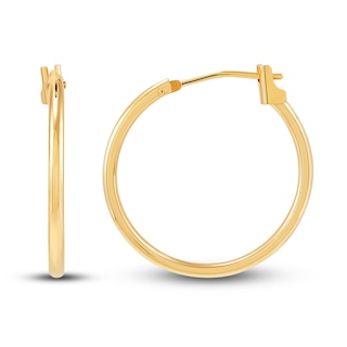 Hoop Earrings 14K Yellow Gold 21mm | Jared