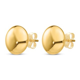 Button Stud Earrings 14K Yellow Gold | Jared