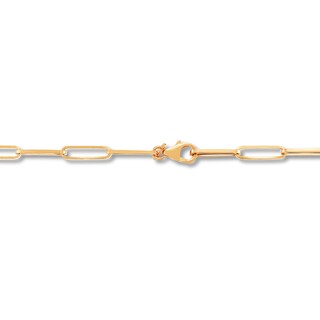 Italia D'Oro Paper Clip Necklace 14K Yellow Gold 20" | Jared