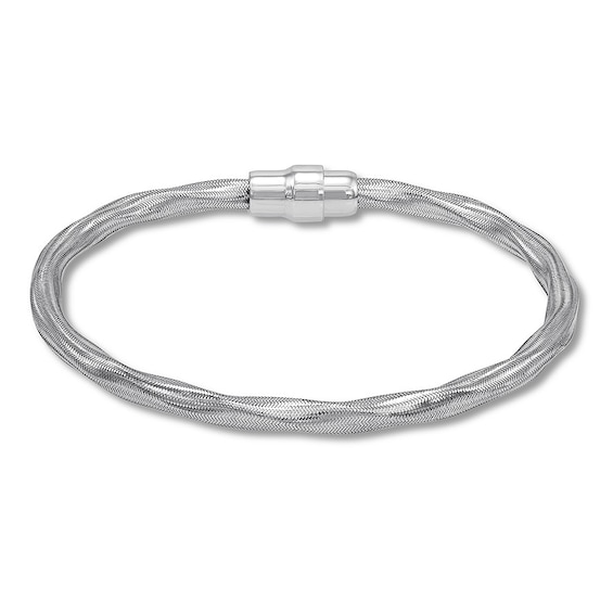 Wavy Bangle Bracelet Sterling Silver | Jared