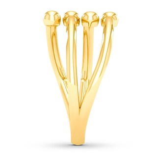 Deconstructed Sphere Ring 10K Yellow Gold | Jared